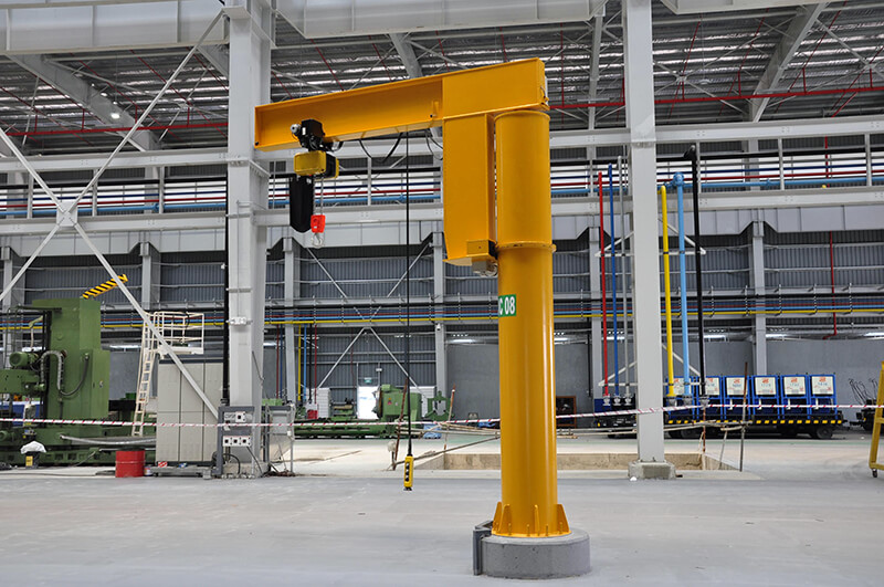 The gear of the jib crane is broken, how to repair it?